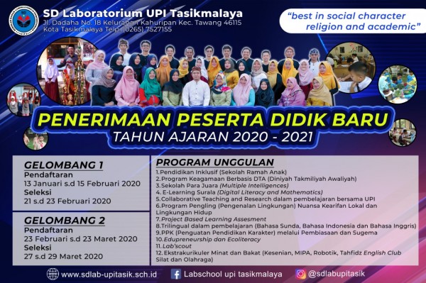 Program Unggulan SD Laboratorium UPI Tasikmalaya 2020/2021 | SD ...
